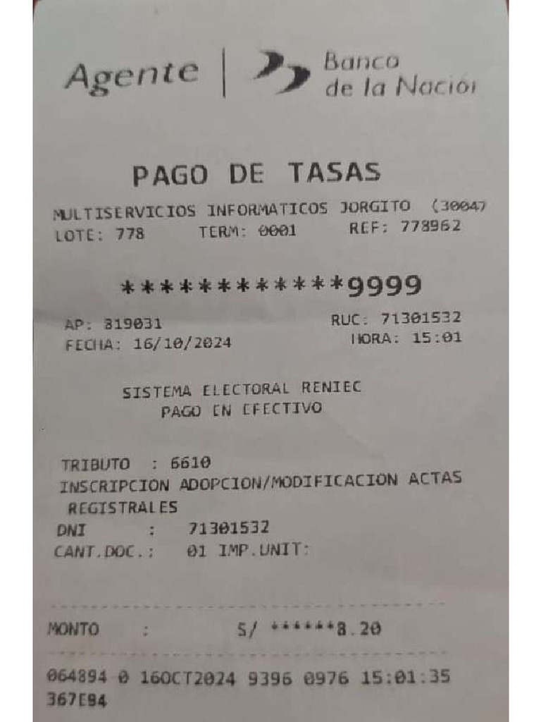 Pago | PDF
