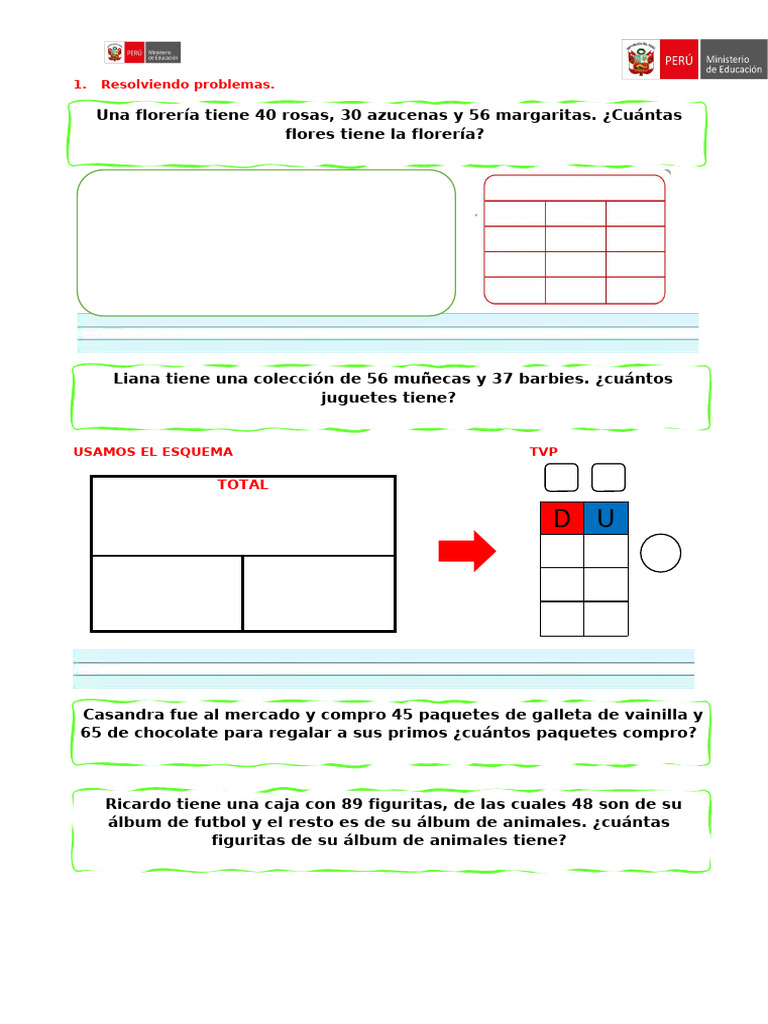S3 REF 6 MAT PROBLEMAS DE COMBINACION | PDF