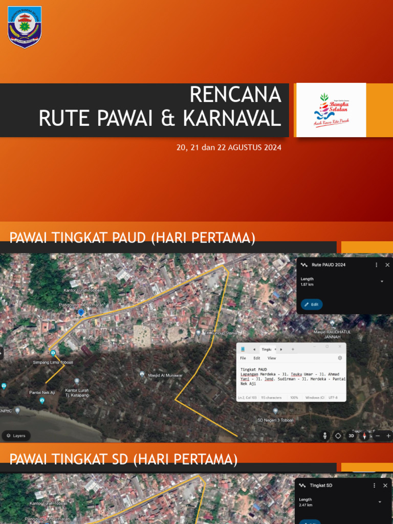 Rencana Rute Pawai Karnaval 2024 | PDF