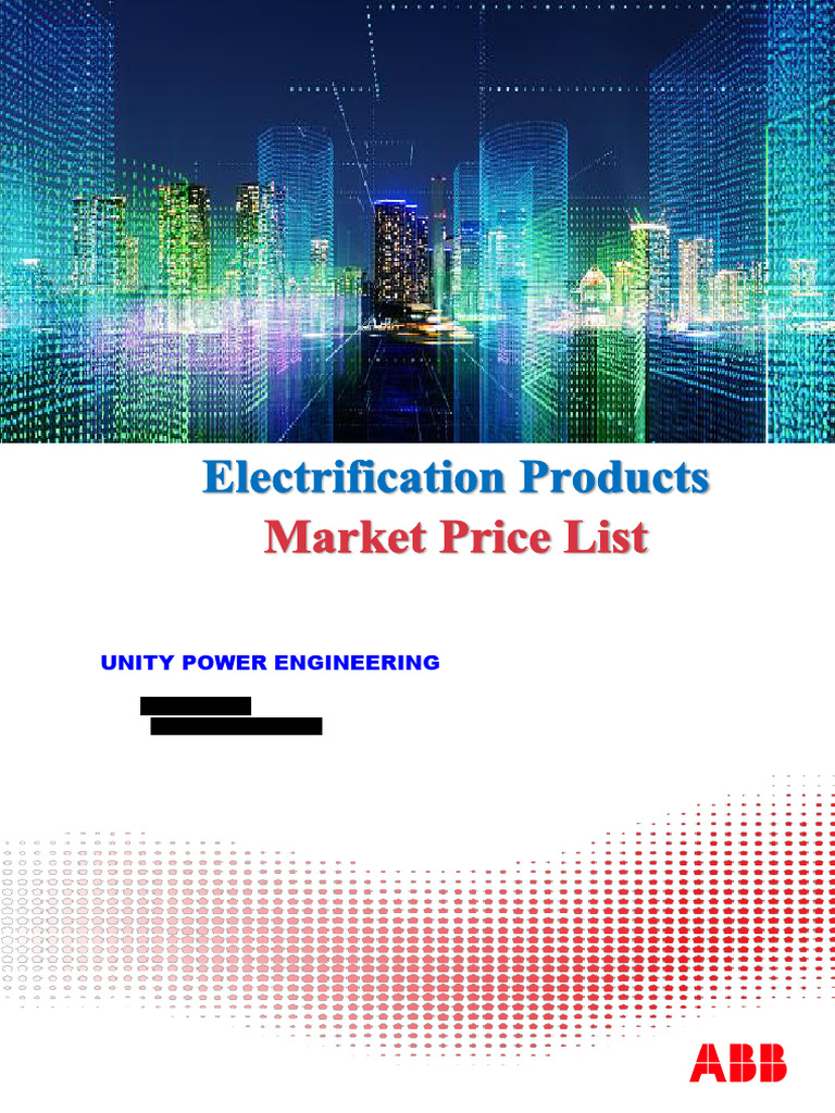 Latest - Price List 2023 (ABB) | PDF | Ac Power Plugs And Sockets ...