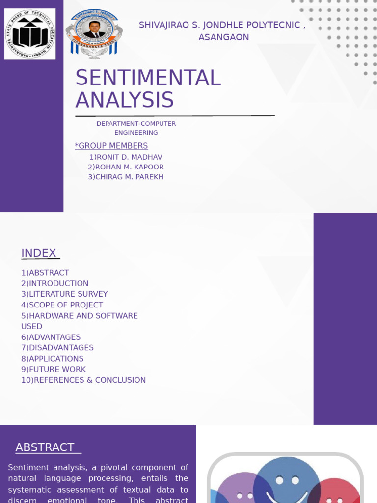 Sentimental Analysis | PDF | Computing | Human Communication