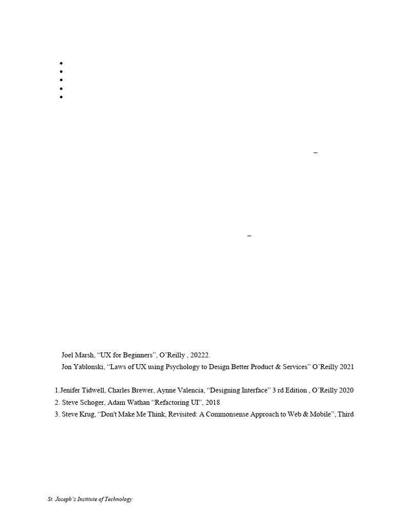 Question Bank Unit-1and2 (UI and UX Design) - All | PDF | Usability ...