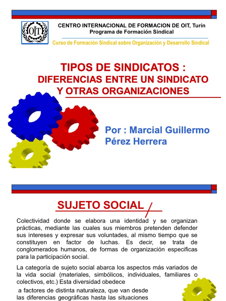 Tipos de Sindicatos | PDF | Sindicato | Globalización
