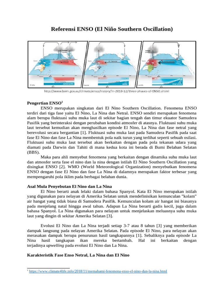 Referensi ENSO | PDF