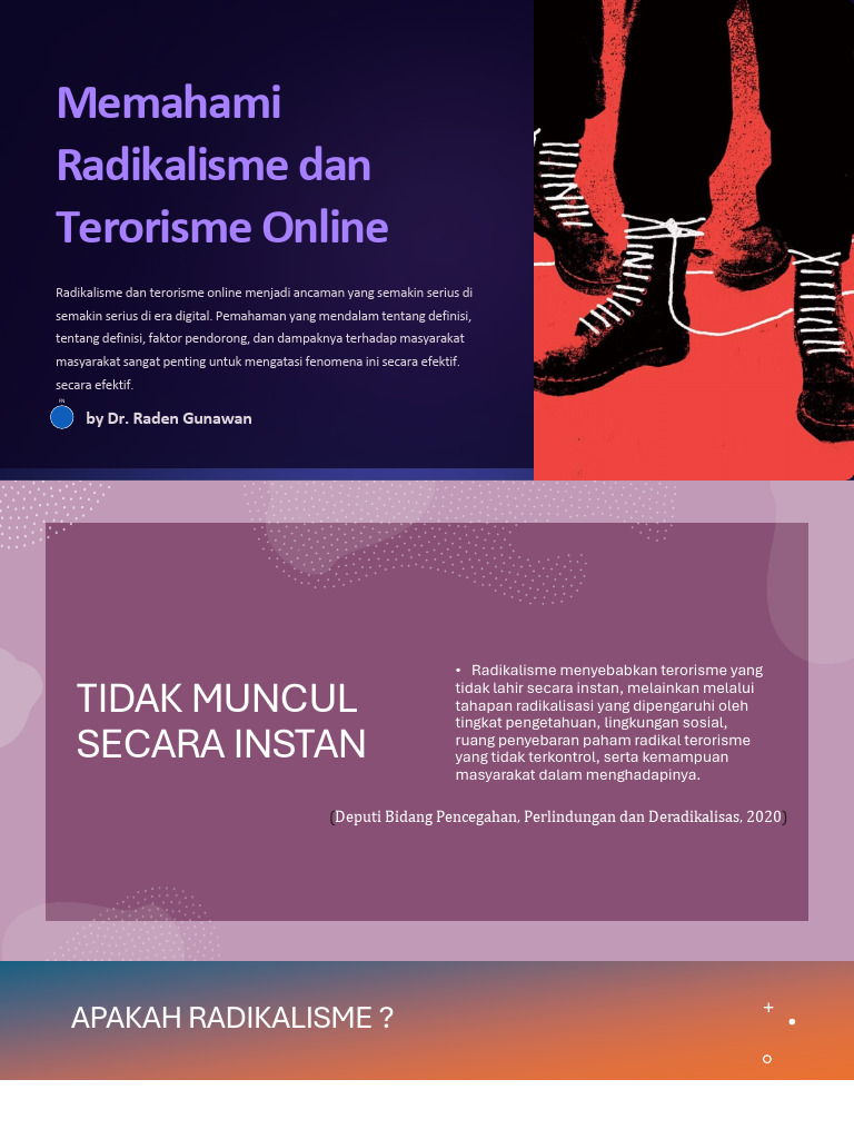 MATERI Memahami-Radikalisme-dan-Terorisme-.pptx - Repaired | PDF | Politik | Ilmu Sosial