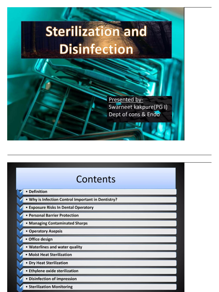 DISINFECTION | PDF
