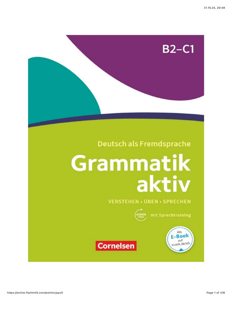Grammatik Aktiv B2-C1 Cornelsen | PDF