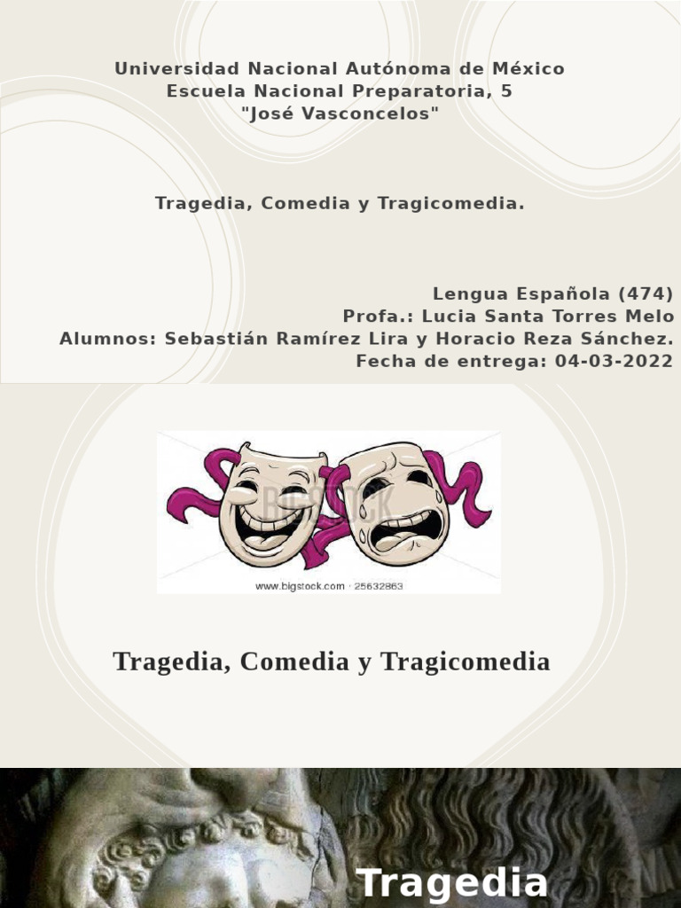 Presentación 4 | PDF | Comedia | Tragedia