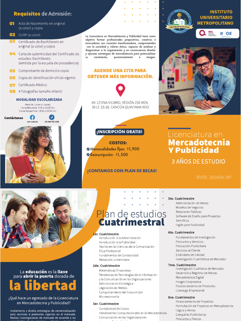 Lic. en Mercadotecnia y Publicidad | PDF | Negocios