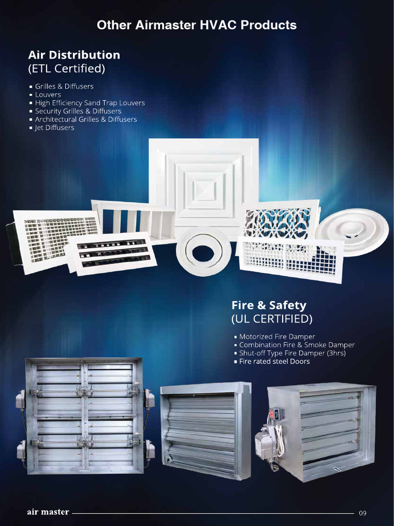 Airmaster - Ducting - Other Airmaster HVAC Products | PDF