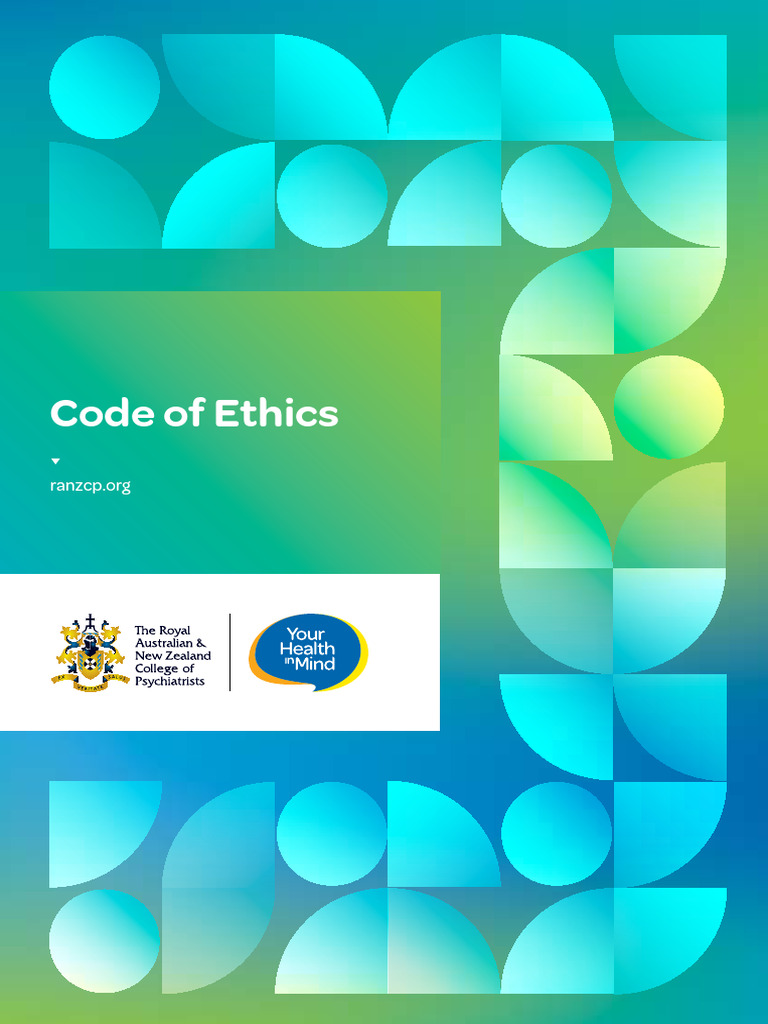 RANZCP-Code-of-Ethics | PDF | Informed Consent | Psychiatry