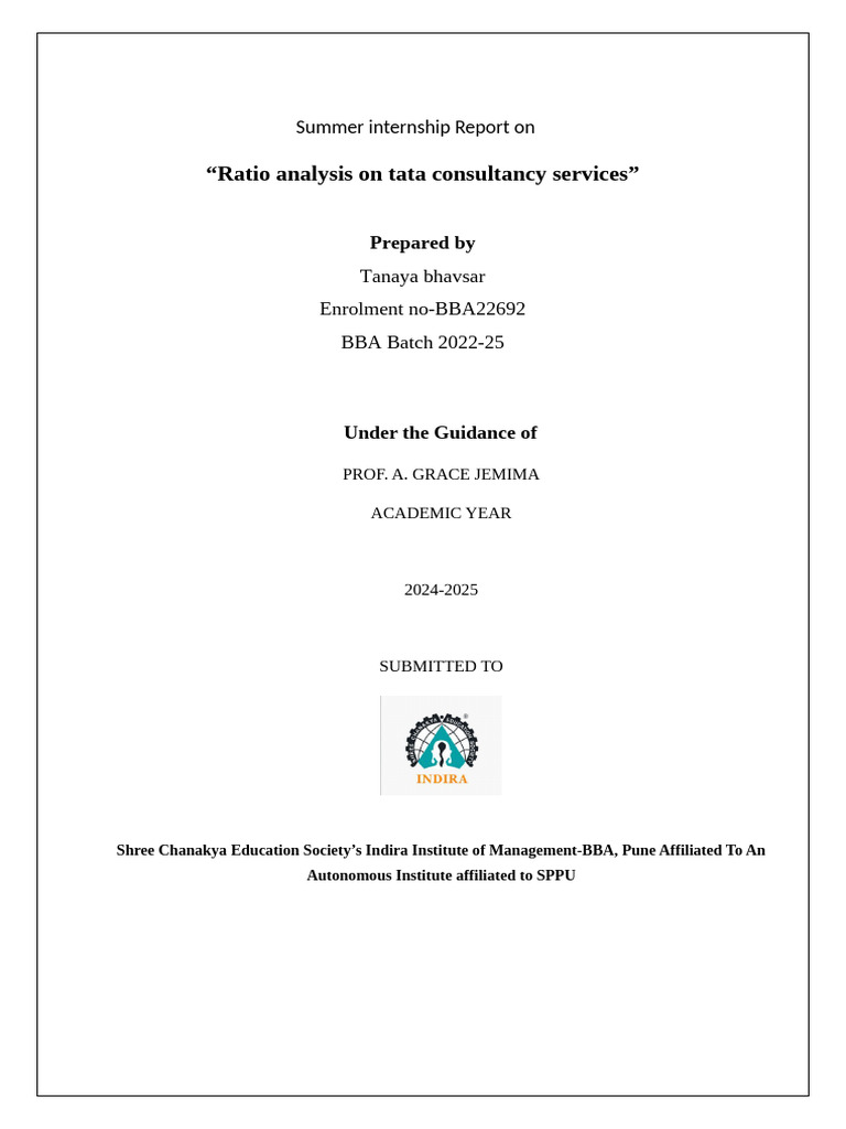 new sip report | PDF | Equity (Finance) | Working Capital