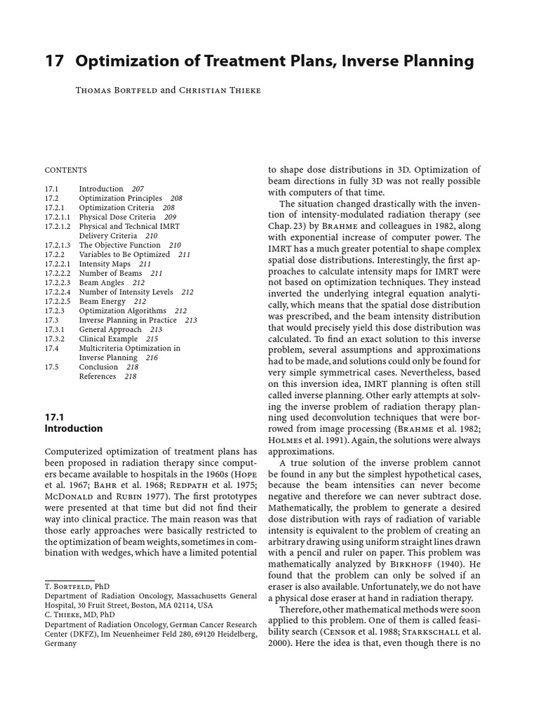 optimization | PDF | Radiation Therapy | Mathematical Optimization optimization | PDF | Radiation Therapy | Mathematical Optimization