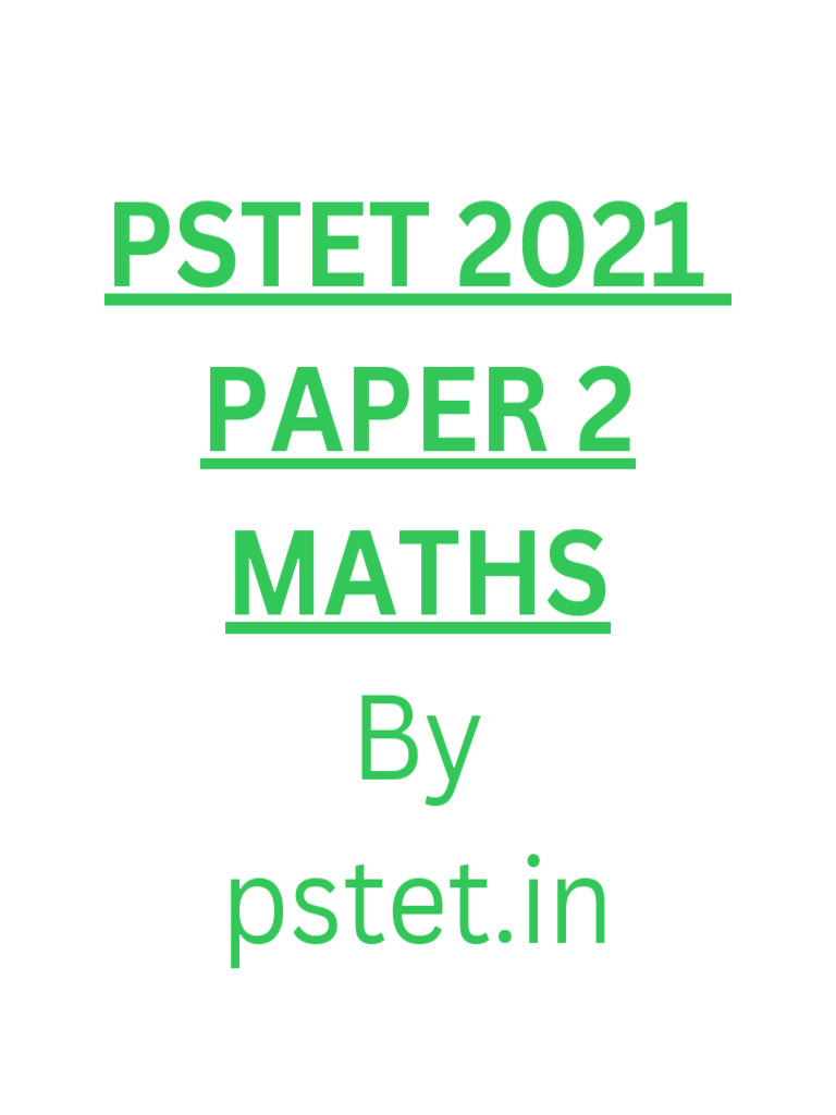 pstet notes | PDF