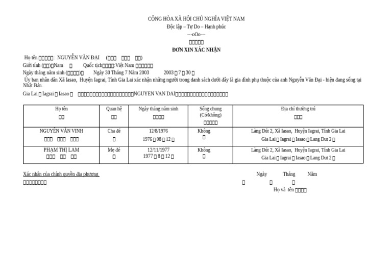 Nguyen Van Dai | PDF