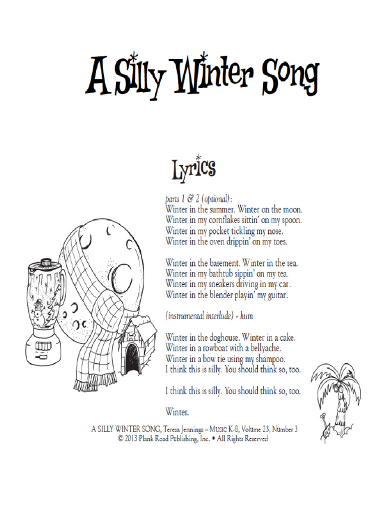 A Silly Winter Song | PDF
