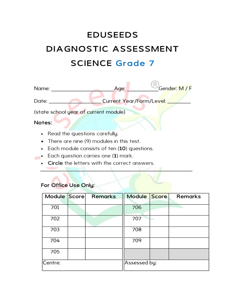 DT Science Grade 7 2023 | PDF | Acid | Mirror