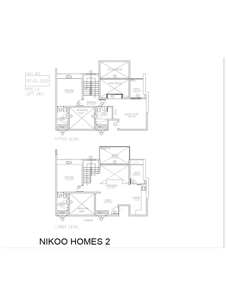 As Built Plan - Type L4-Layout1 | PDF