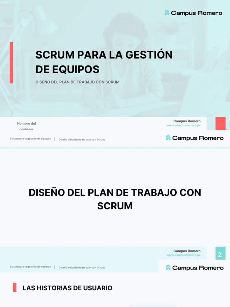 Módulo 4 Scrum para La Gestión de Equipos | PDF | Scrum (desarrollo de software) | Diseño