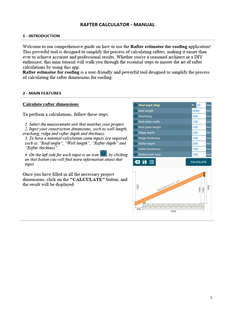 Manual Rafter Calculator | PDF | Icon (Computing) | Backup