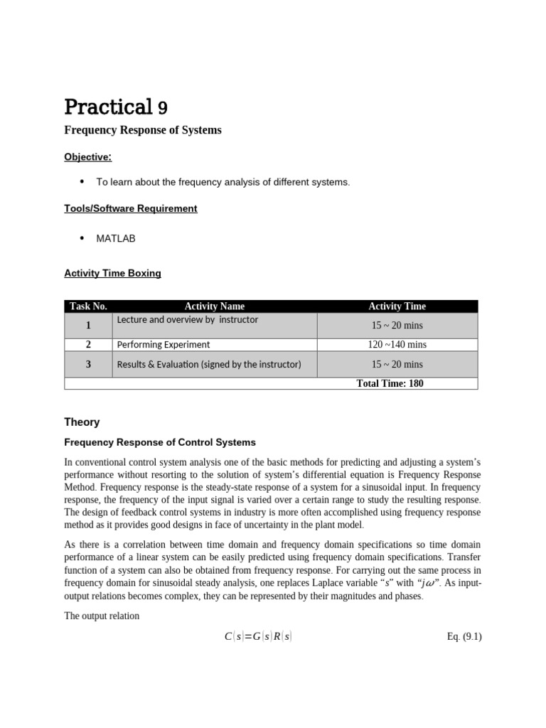 Lab 9 | PDF | Applied Mathematics | Computer Engineering