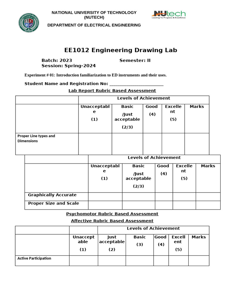 Lab 1 | PDF | Drawing | Triangle