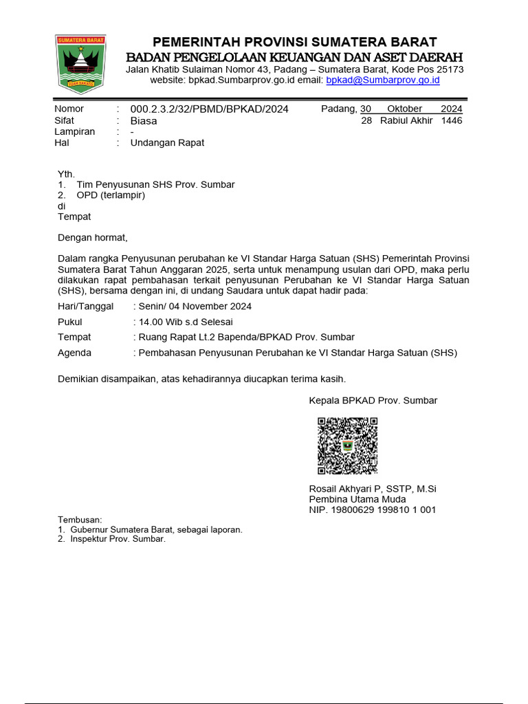 1030 Und Rapat Tim SHS | PDF