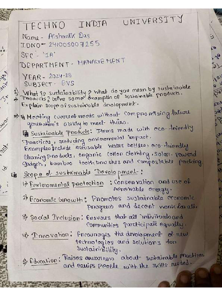 Evs Assignment 1 Pdf