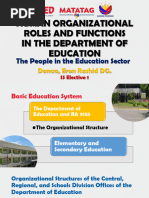 DEPED Organizational Chart | PDF | Learning | Cognition