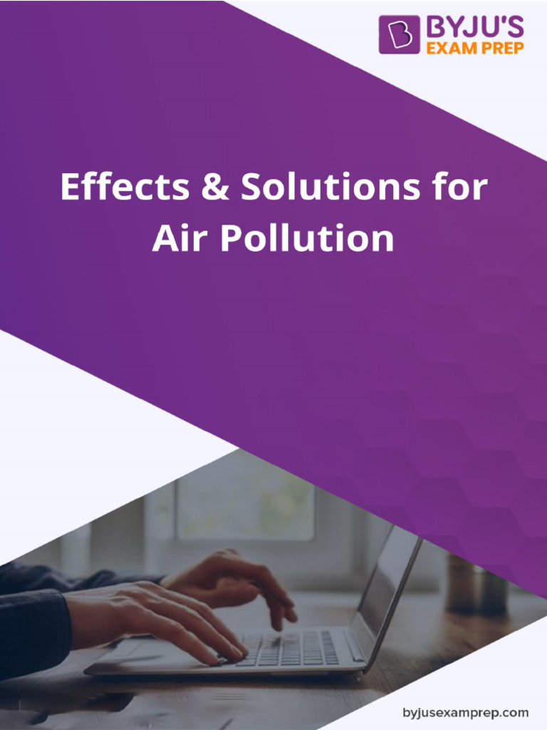 Solutions To Combat Air Pollution Combo 541695663727246 | PDF