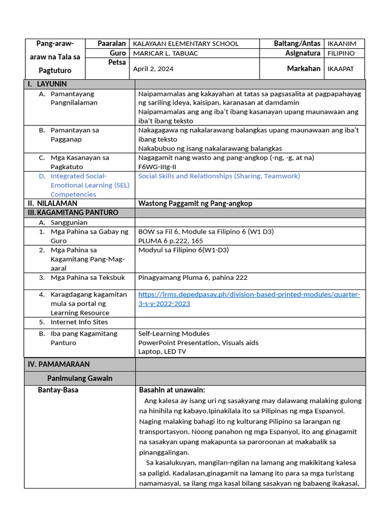 Cot 3-Q4 | PDF