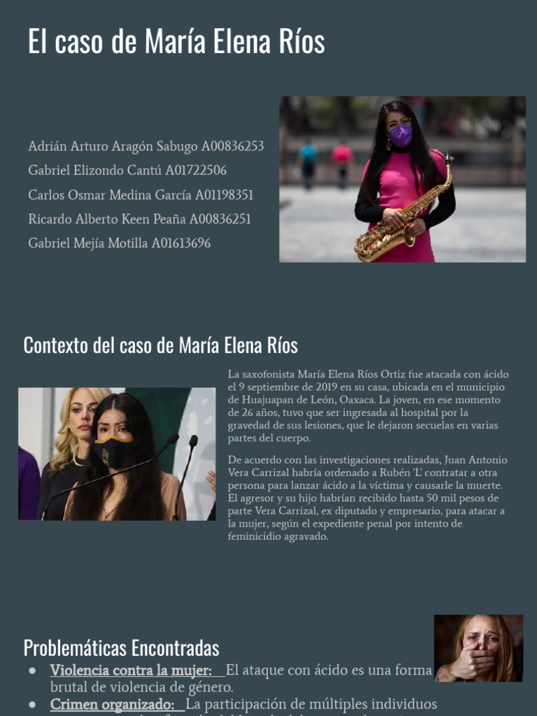 Semana Tec - El Caso de María Elena Ríos | PDF | Violencia | La ...