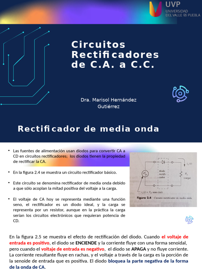 Circuitos Rectificadores de C.A. A C.C. | PDF | Rectificador | Diodo