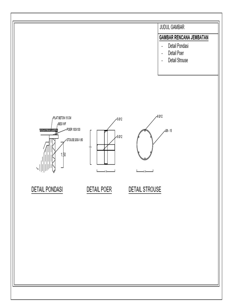 Detail Pondasi | PDF