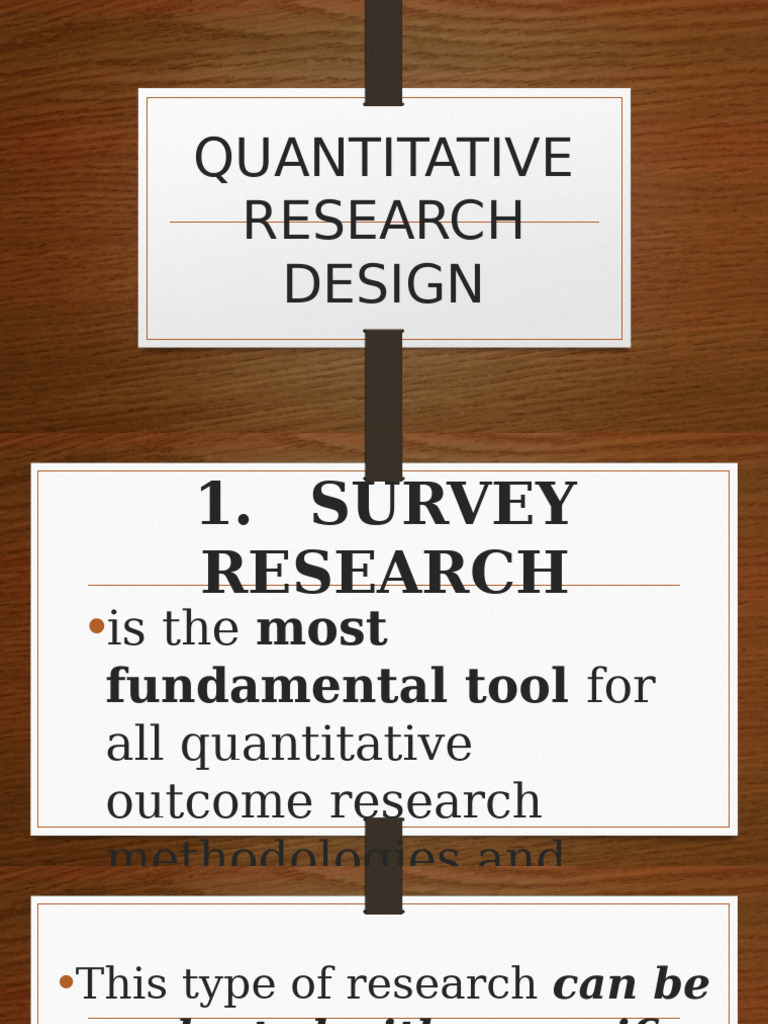 Quantitative Research Design | PDF | Sampling (Statistics) | Level Of ...