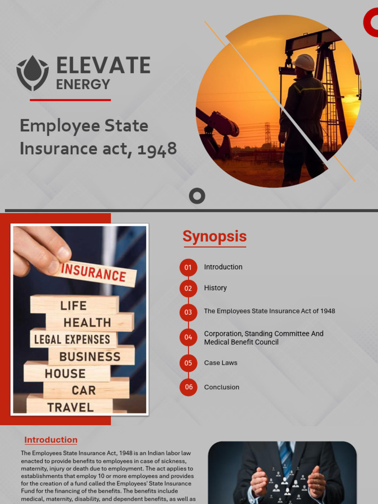 Employee State Insurace Act | PDF | Governance | Justice