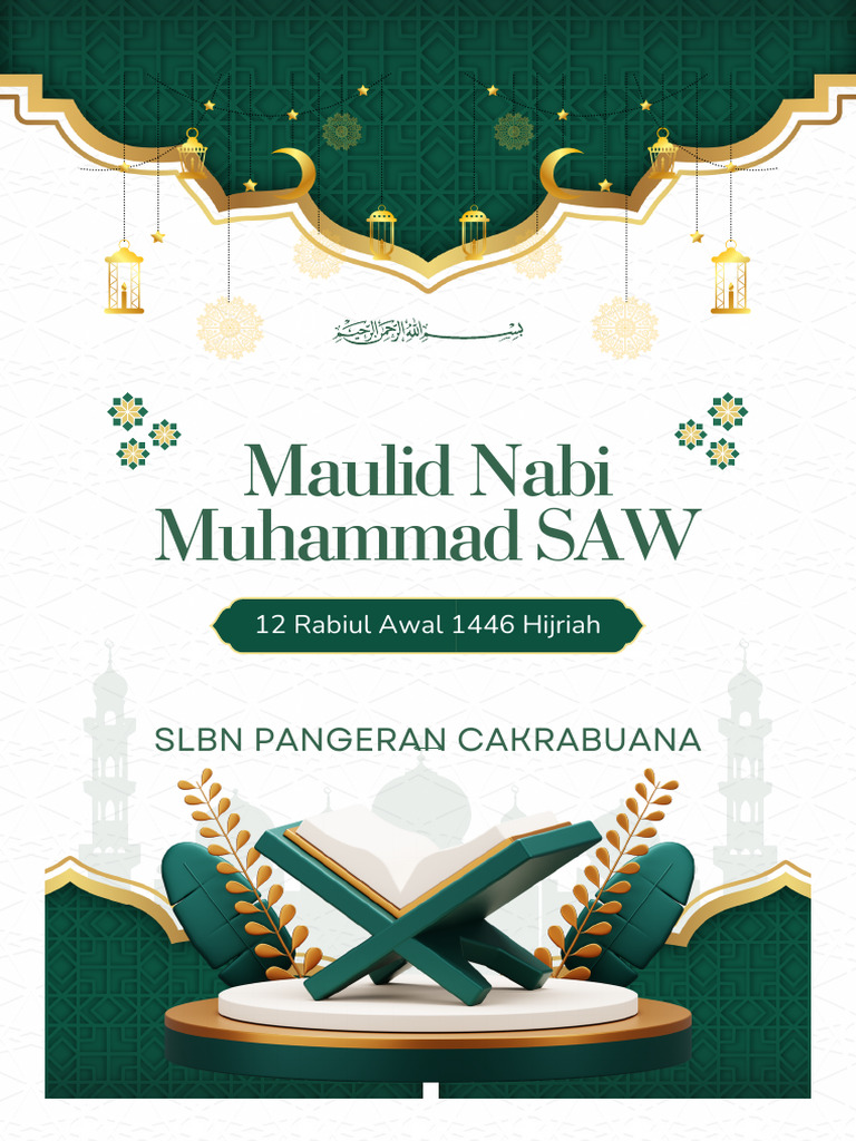 Maulid Nabi Muhammad SAW 2024 di SLBN | PDF | Agama & Spiritualitas