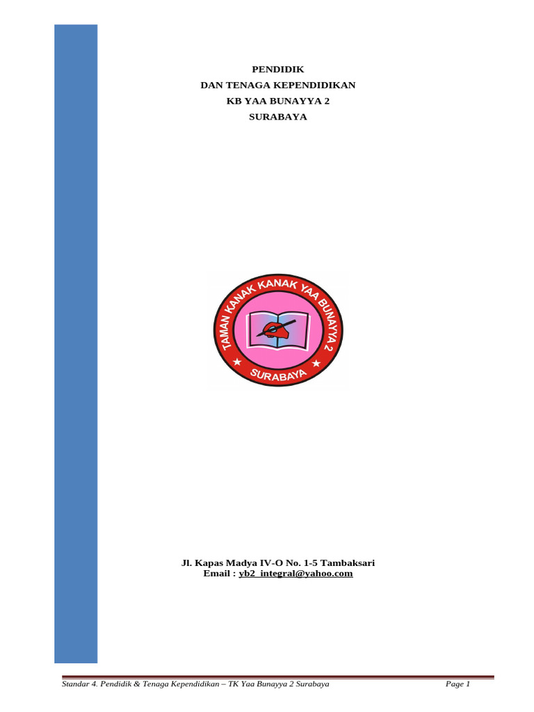 Data Pendidik KB | PDF