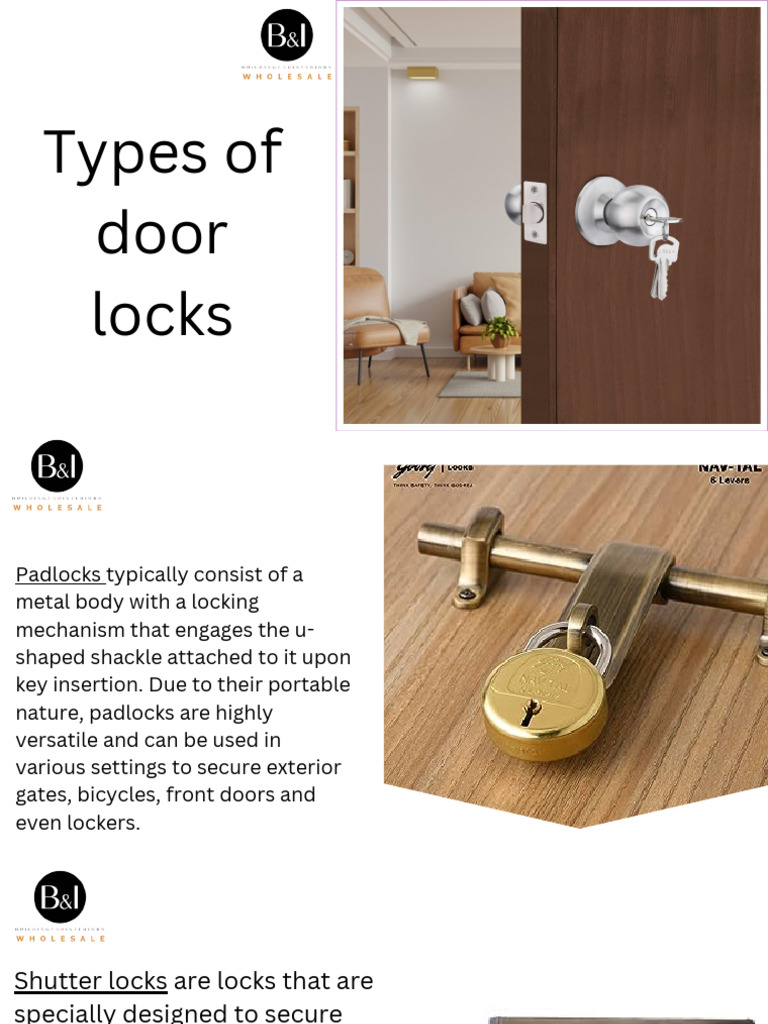 Types of Door Locks | PDF