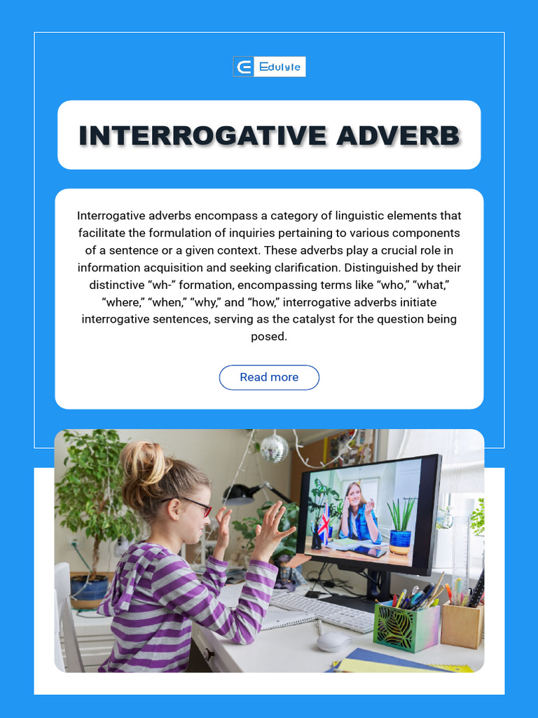 Interrogative Adverbs Explained | PDF