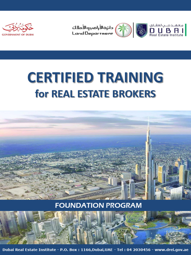 Dubai Real Estate Training Overview | PDF | United Arab Emirates | Dubai