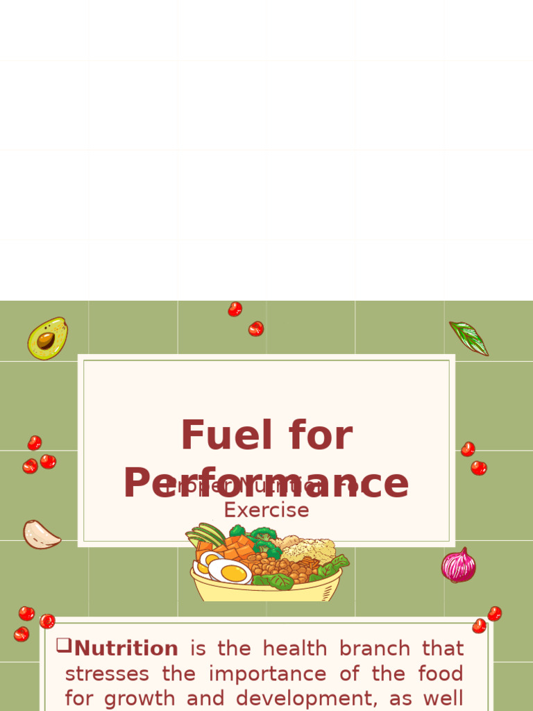 Fuel for Performance | PDF | Eating | Foods