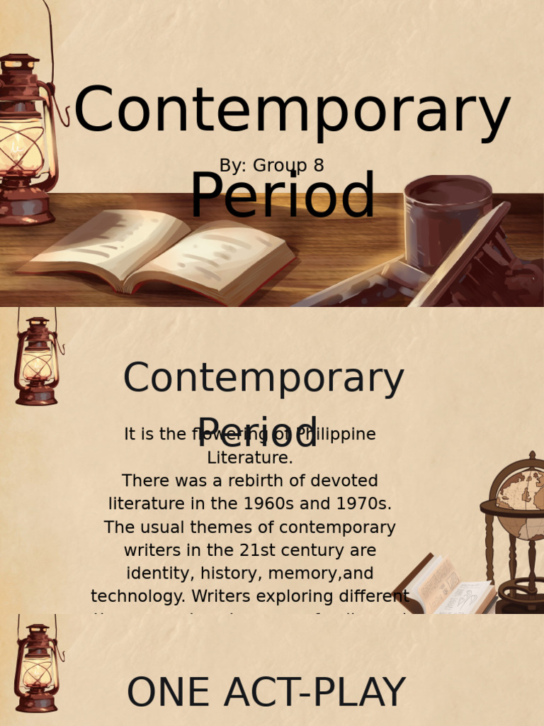 Contemporary-Period | PDF | Poetry