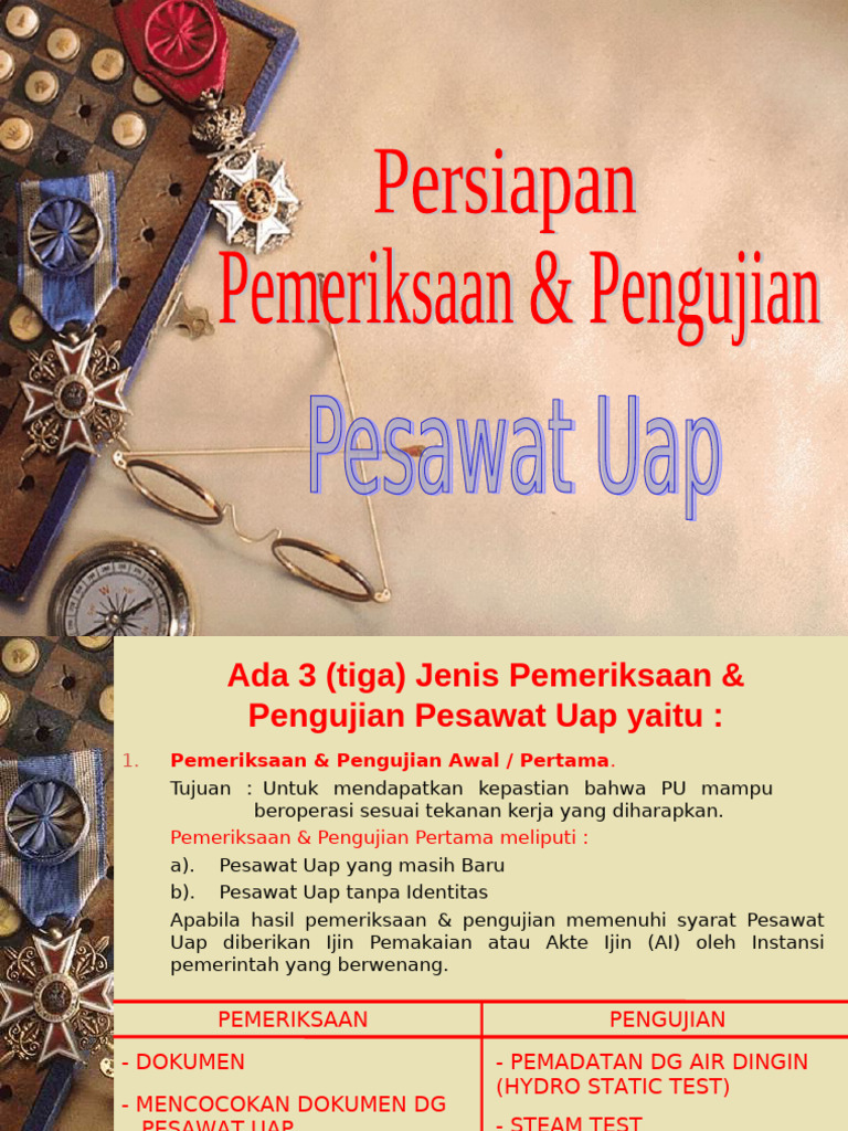 Persiapan Pemeriksaan & Pengujian PU | PDF