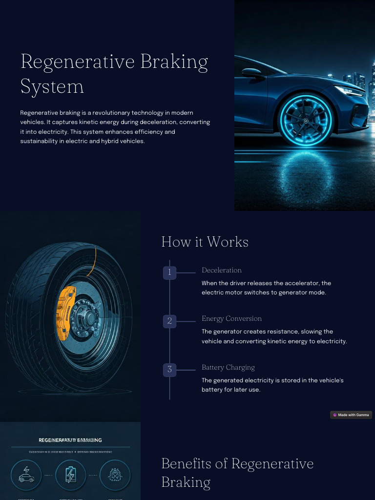 Regenerative Braking System | PDF | Brake | Vehicles