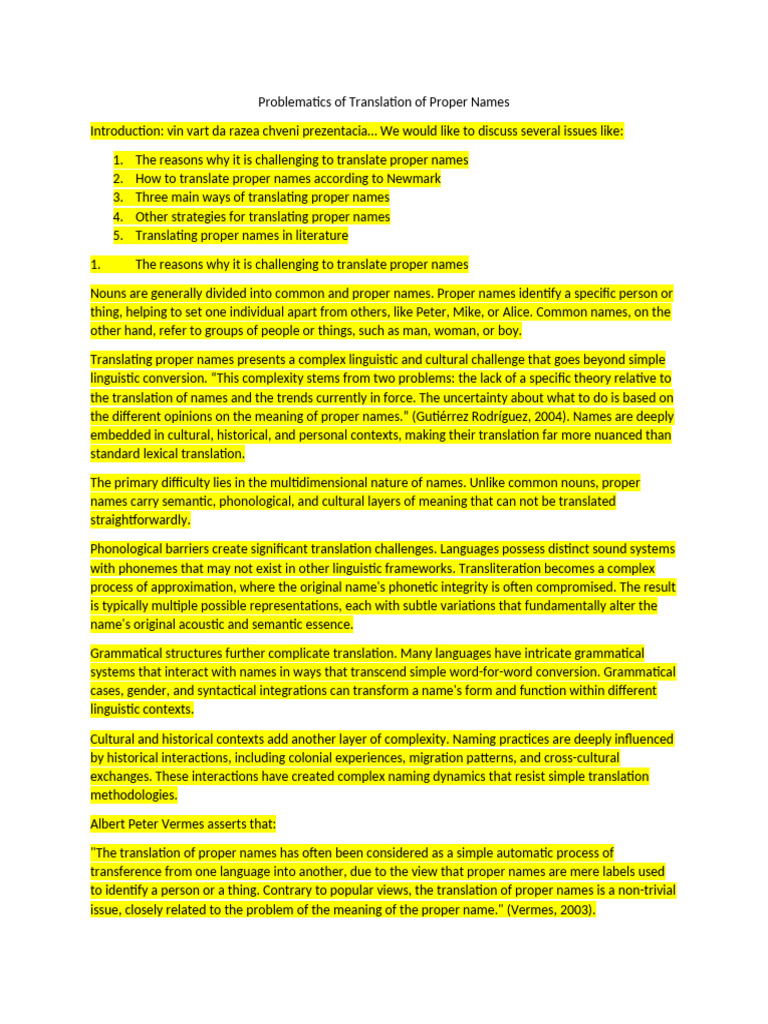 pres | PDF | Translations | English Language