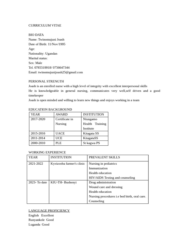 Joash JB | PDF