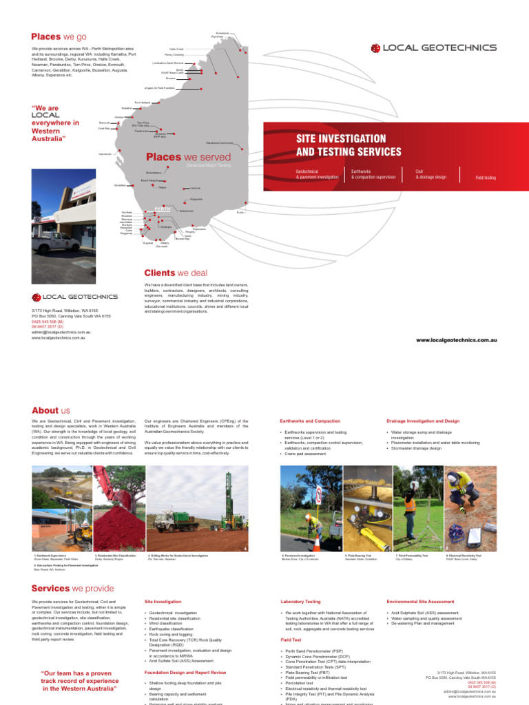 Geotechnical Services in Wyndham Vale | PDF | Geotechnical Engineering ...