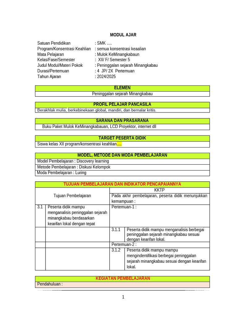 Modul Elemen 3 | PDF