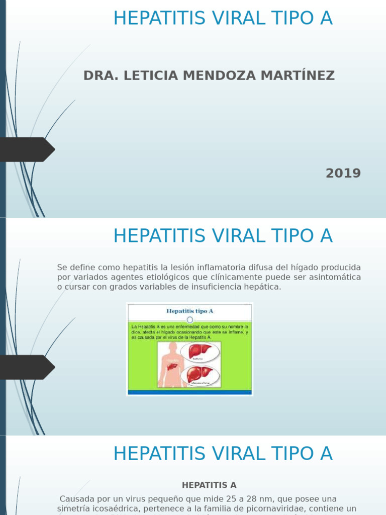Hepatitis Viral Tipo A: Causas y Síntomas | PDF | Hepatitis | Virus